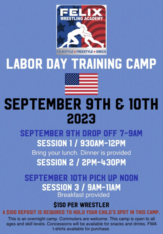 Upcoming Events - Felix Wrestling Academy